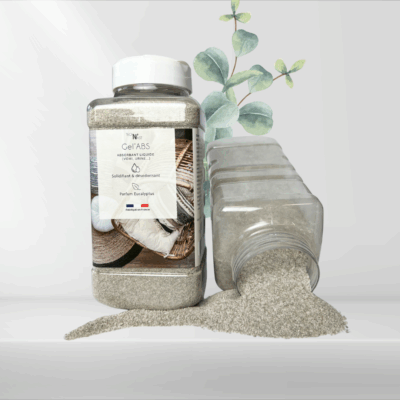 Poudre absorbante liquide – urine, vomissures, déversements