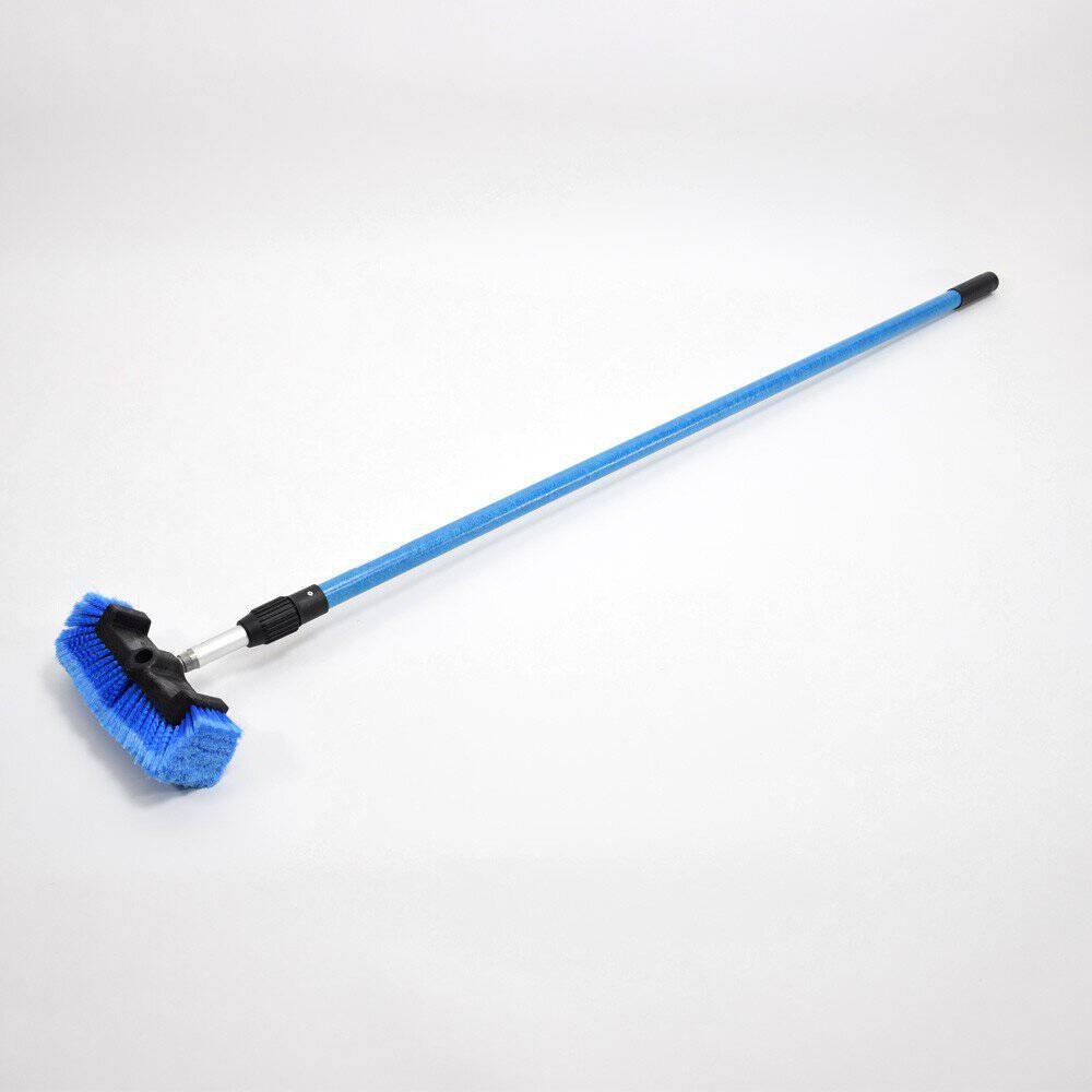 Brosse de lavage voiture triface – Manche télescopique aluminium 2×1,5 ...